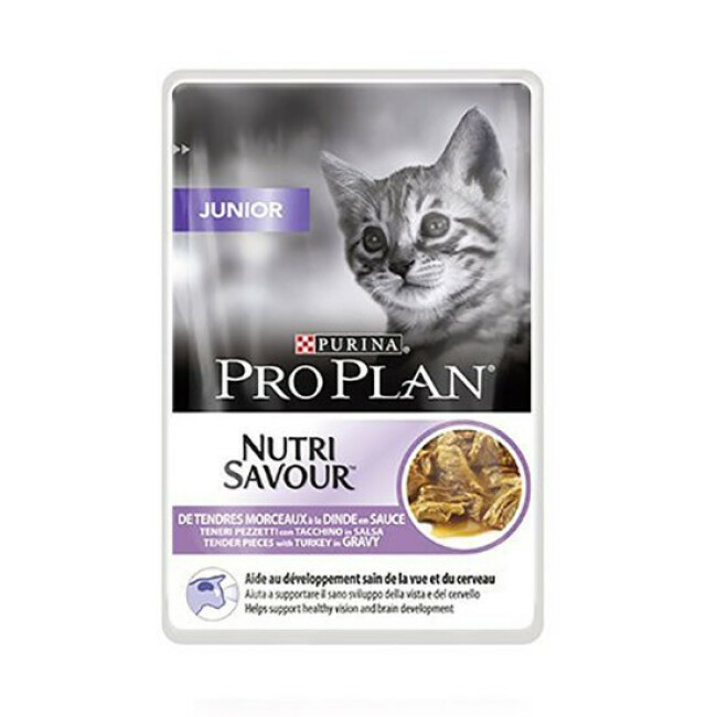 Boîtes pour chats Pro Plan Junior Dinde